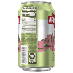 Arrowhead Sparkling Lime Prickly Pear 12oz Aluminum Cans (24 Pack ...