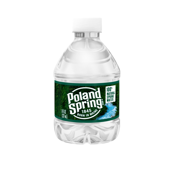 Poland Spring® Bottled Water | 8 oz Mini Bottles 12-Pack | ReadyRefresh
