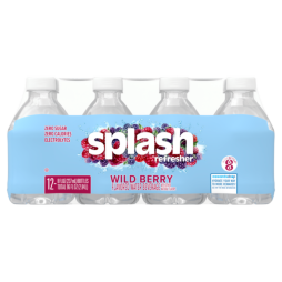 Splash Refresher™ Wild Berry Flavor Water Beverage 8 Fl Oz Plastic ...