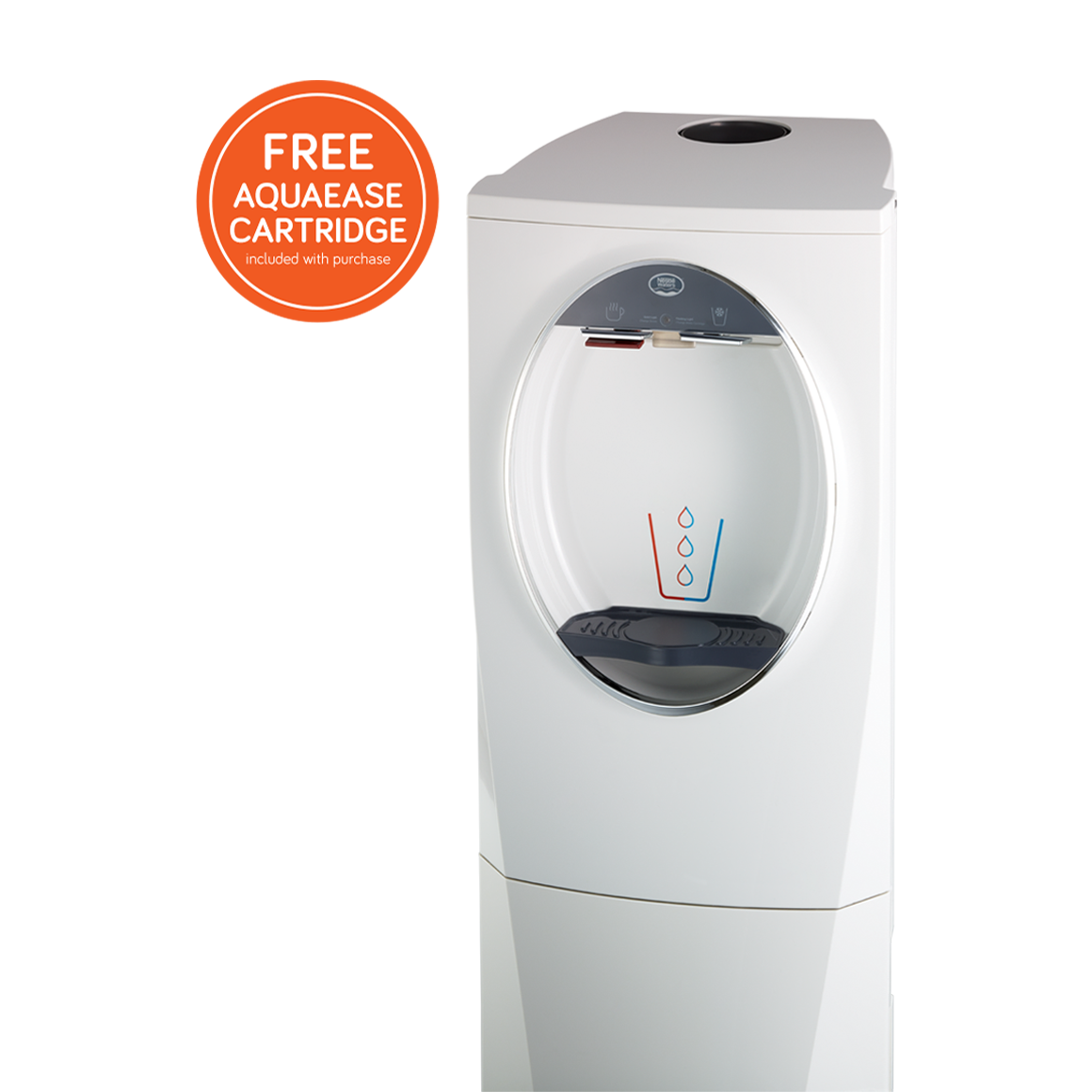 Lumina Hot & Cold Bottom Load Water Dispensers in White | ReadyRefresh