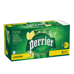 Perrier® Lemon Sparkling Carbonated Water | 8 oz Cans 10-Pack ...
