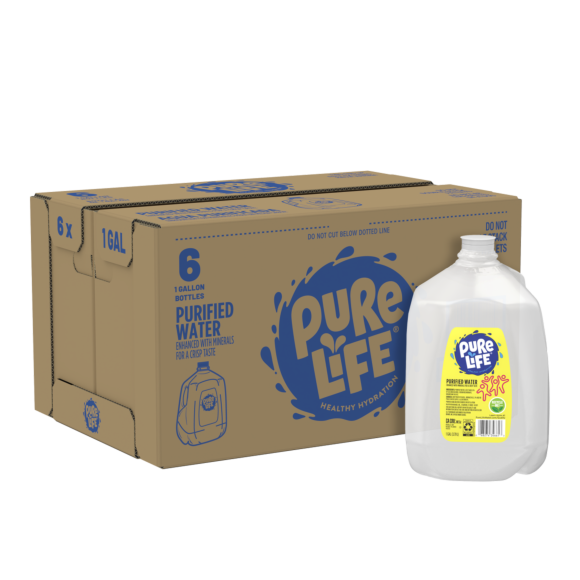 Pure Life Purified Bottled Water | 1 Gallon, 6-pack | ReadyRefresh