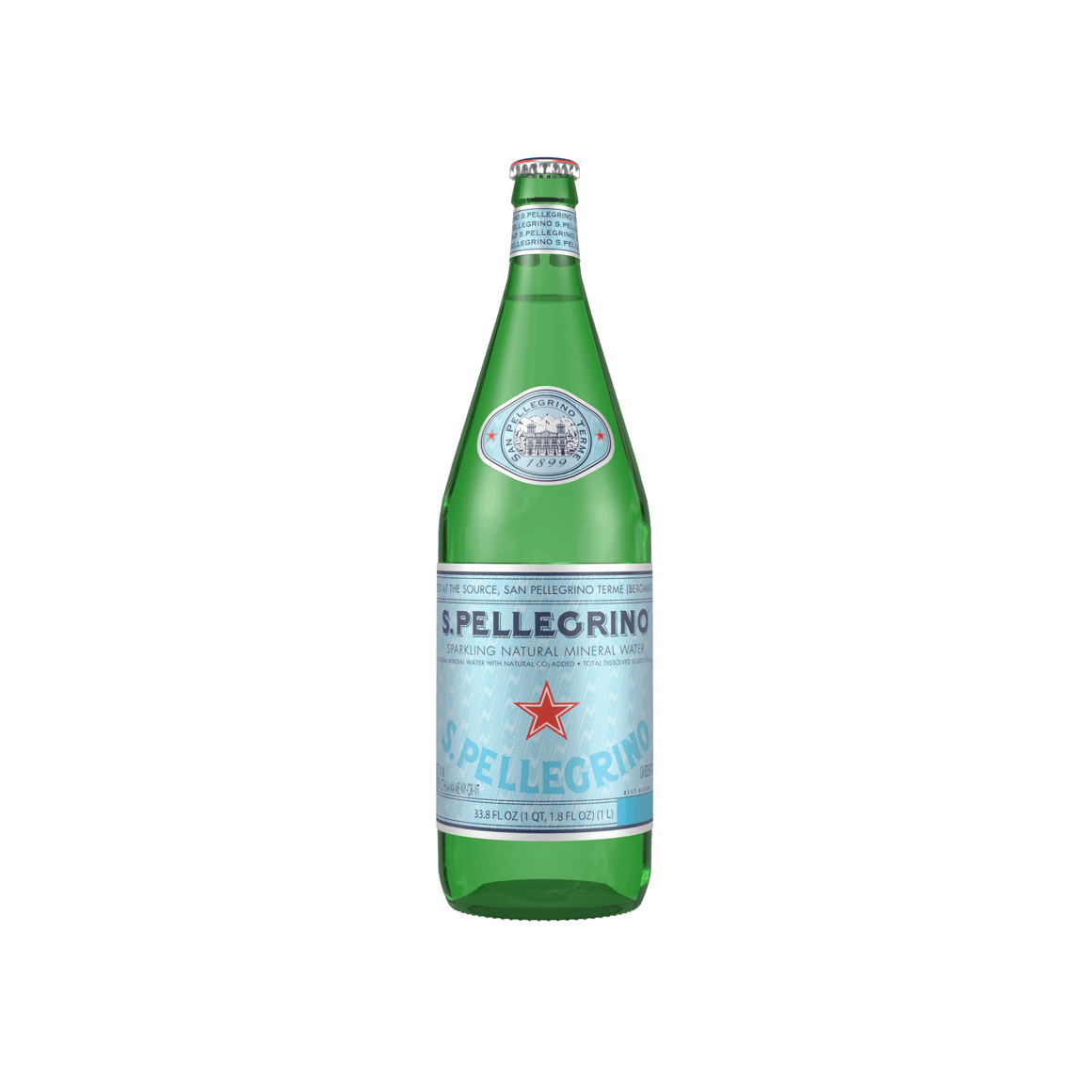 S.Pellegrino® Sparkling Water | 1 Liter Glass Bottle 12-Pack | ReadyRefresh