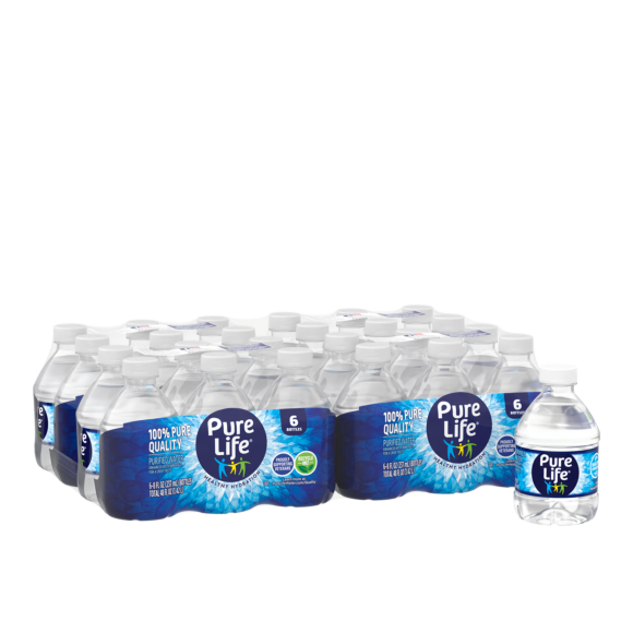 8 Oz Of Water 8 Oz Mini Purified Bottled Water Nestl Pure Life
